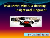 Mental State Examination (MSE) | PDF