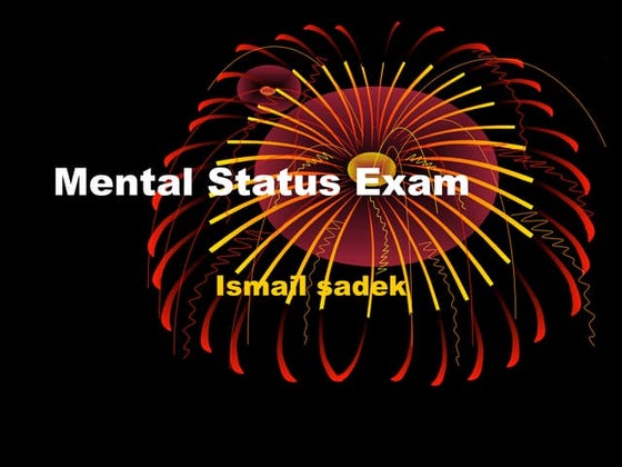 Mental State Examination | PPTX | Mental Health | Diseases and Conditions