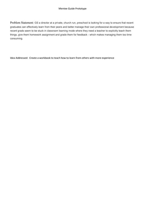 Problem solving approach reflection for Design Thinking Action Lab | PPT