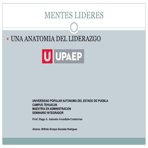 Mentes lideres wegr | PDF