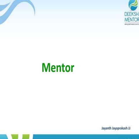The origins of Mentoring - a brief article - Alex Clapson | PDF