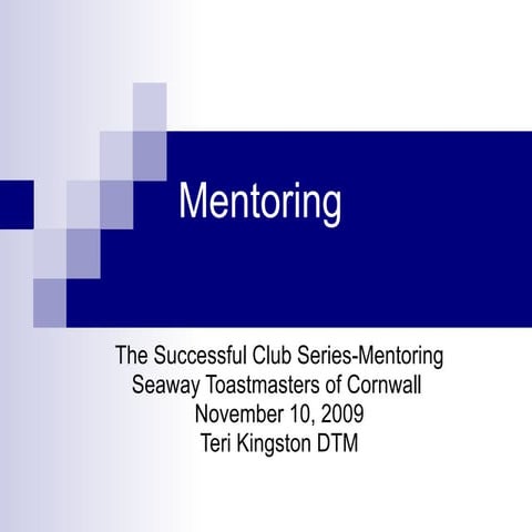 Mentoring | PPT