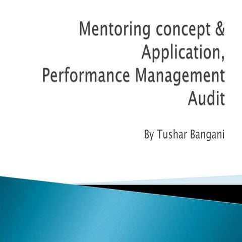 Mentoring Performance Management Pptx