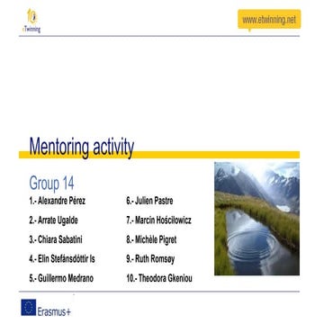 Mentoring activity - Group 14 | PPT