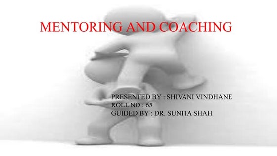 coaching and mentoring | PPTX
