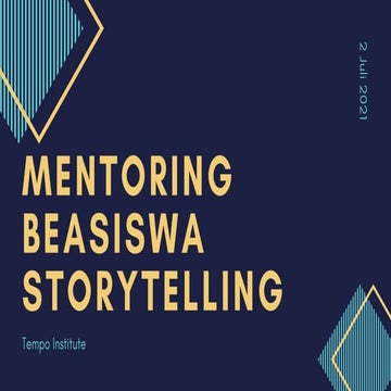 Mentoring beasiswa storytelling (1) | PDF