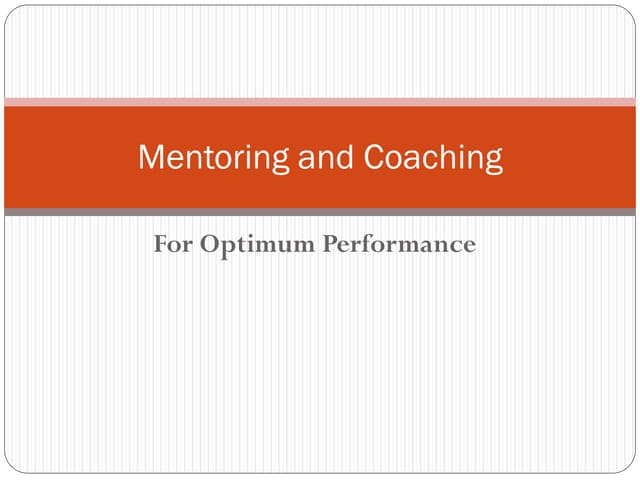 COACHING SKILLS POWERPOINT | PPT