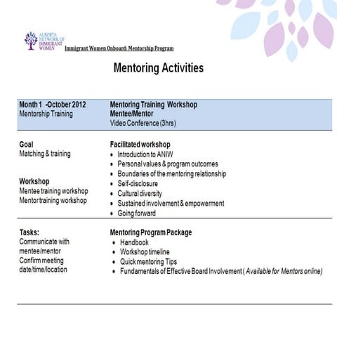 Mentoring Meetings | PPTX