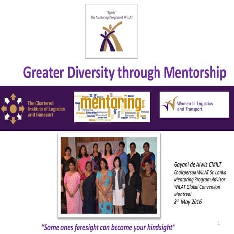Greater Diversity through Mentorship | PPT