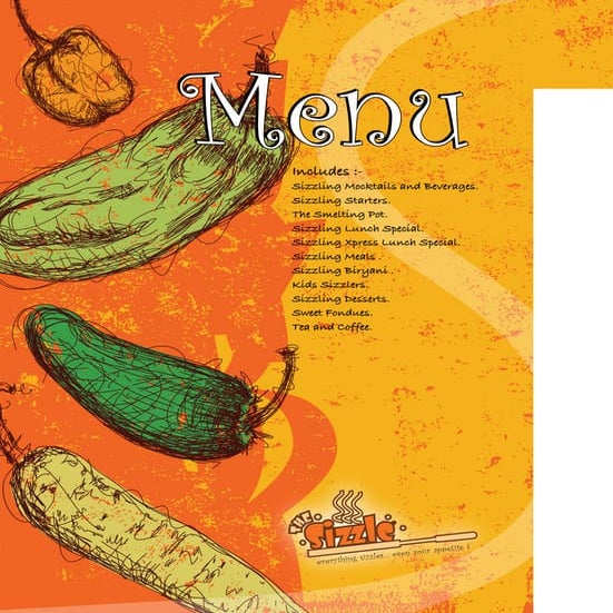 sizzling Menu from Sizzle - You'll love it | PDF