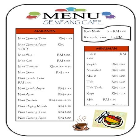 Menu | PDF