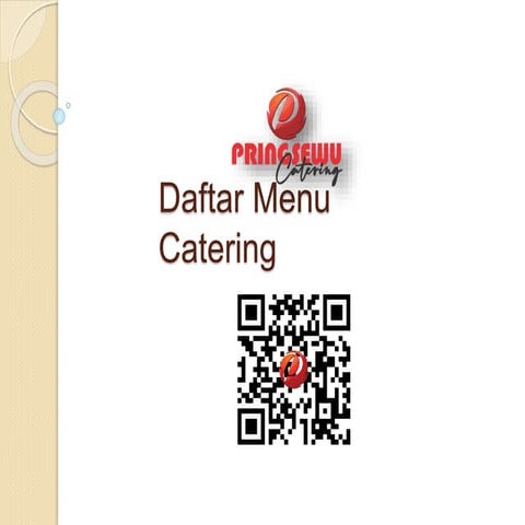 Daftar Menu-Catering restoran pringsewu untuk umum | PPTX