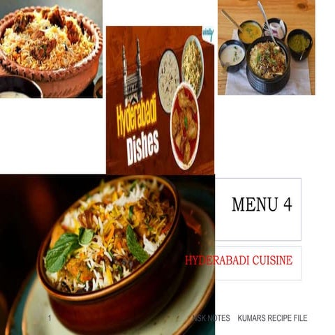 Menu 4 hyderabadi | PPTX