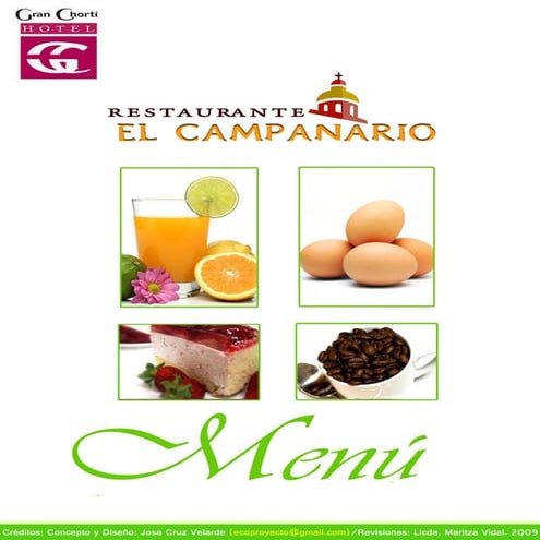 MENU REST HOTEL GRAN CHORTI ESQUIP | PDF