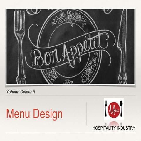 Menu design presentation mac | PPTX