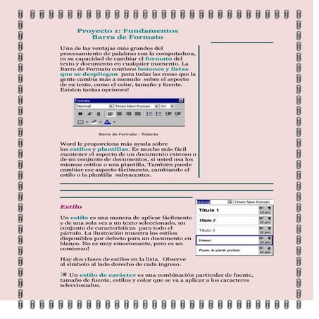 Guia para identificar los botones de microsoft word. | DOCX