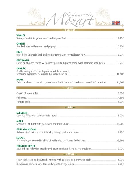 Delaware provision company main menu items | PDF