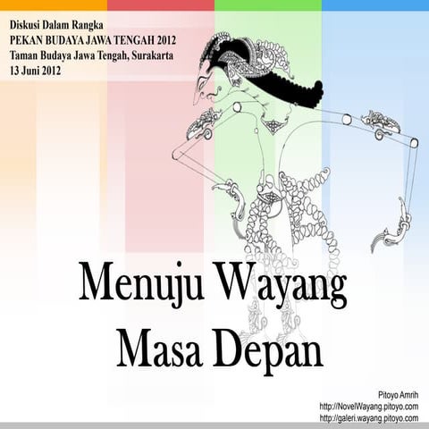 Presentasi Menuju Wayang Masa Depan | PPT