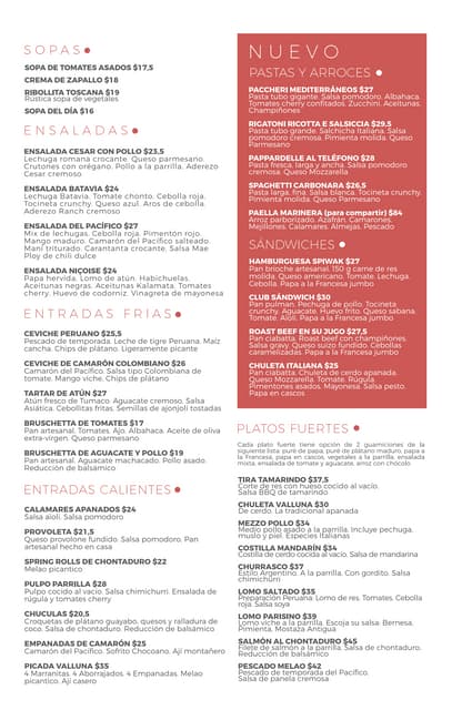 Carta de licores, cocteles y vinos Restaurante La Zarzuela 2018 | PDF ...