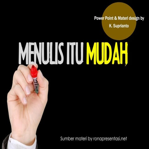 Menulis | PDF