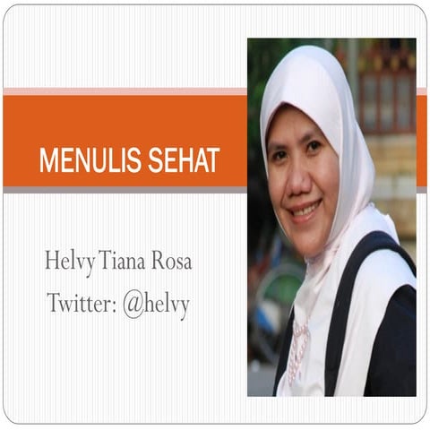 Menulis Sehat Pdf