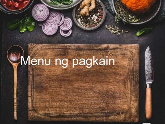 MENU NG PAGKAIN_pptx | PPTX
