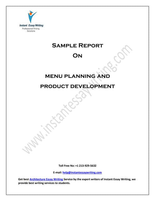 UNIT 25: MENU PLANNING AND PRODUCT DEVELOPMENT | DOCX