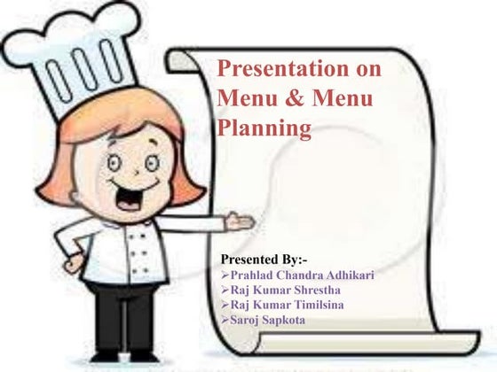 Menu Planning | PPT