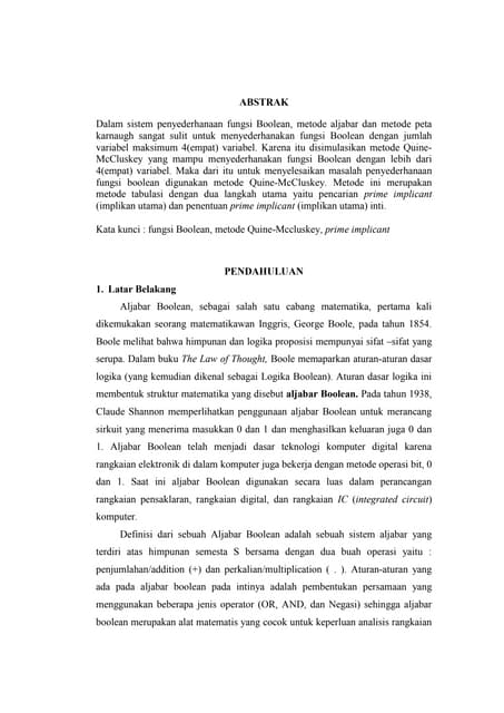 LATIHAN ALJABAR BOOLEAN DAN MATERI GERBANG LOGIKA.ppt