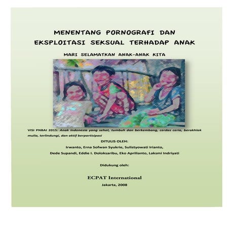 Menentang Pornografi dan Eksploitasi Seksual Terhadap Anak | PDF