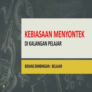 Kebiasaan Mencotek | PPT