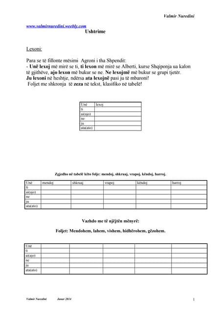 Folja ne kohen e tashme | PDF