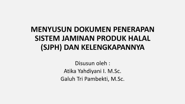 Materi Training Sertifikasi Halal dan Kriteria SJPH.pptx