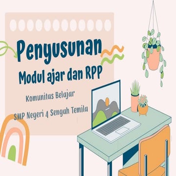 CARA MENYUSUN RENCANA PELAKSANAAN PEMBELAJARAN | PPTX