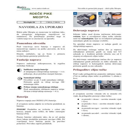 Meopta garancija rdeče pike | Optics Trade | PDF