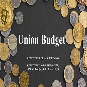 Union budget | PPTX