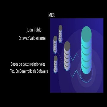 MER: Modelo Entidad Relación Bases de Datos | PPTX