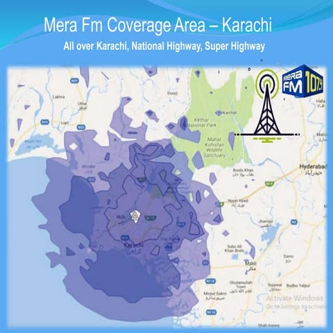Mera FM 107.4 Radio Coverage Area.ppsx