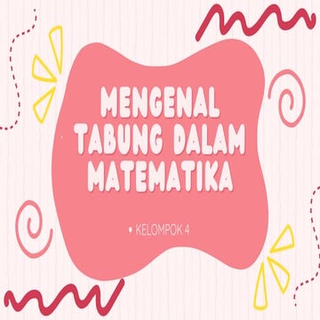bangun ruang sisi lengkung tabung untuk smp kelas 9 | PDF