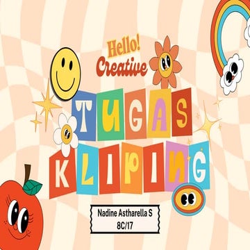 Merah Muda dan Putih Estetik Buku Kliping Tugas Kelompok Presentasi ...