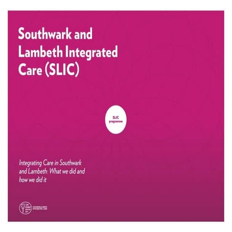 Merav Dover – Chief Officer, Lambeth & Southwark Integrated Care | PPTX