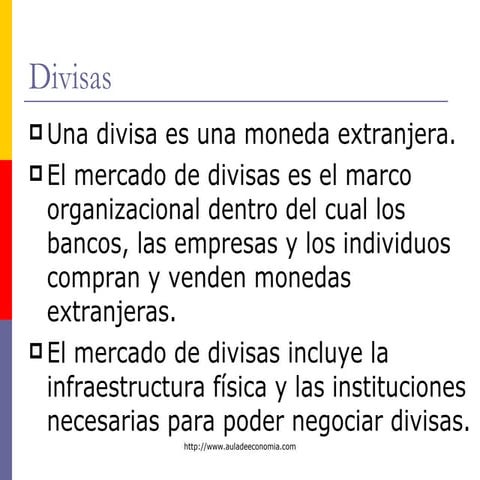 LAS DIVISAS EN EL DISTEMA DE GESTION FINANCIERO | PPTX