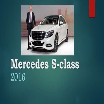 Mercedes s class | PPT