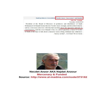 Najdat Anzour's Dustbin History | PDF