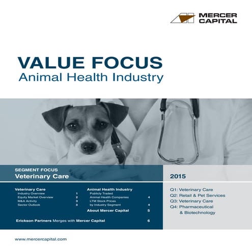 Vet industry company deck | PDF