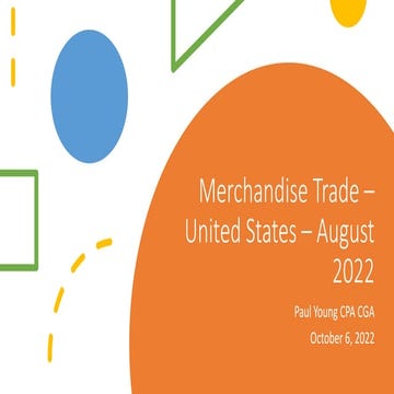 Trade - United States | PPTX