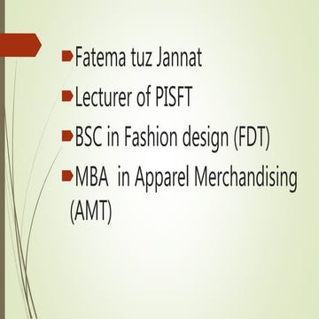 Merchandise presentation | PPTX