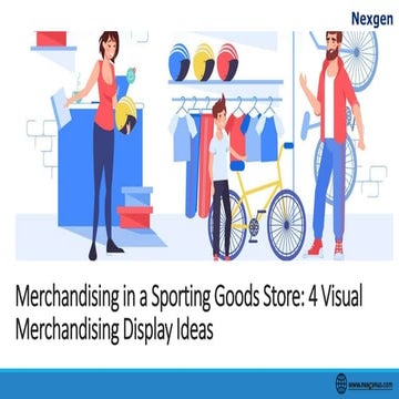 Merchandising in a Sporting Goods Store 4 Visual Merchandising Display ...