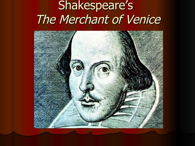 The Merchant of Venice | PPSX