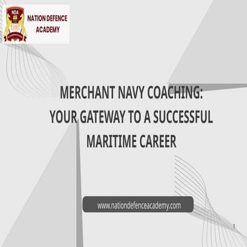 Benefits of Joining Merchant Navy Coaching in Dehradun.pptx